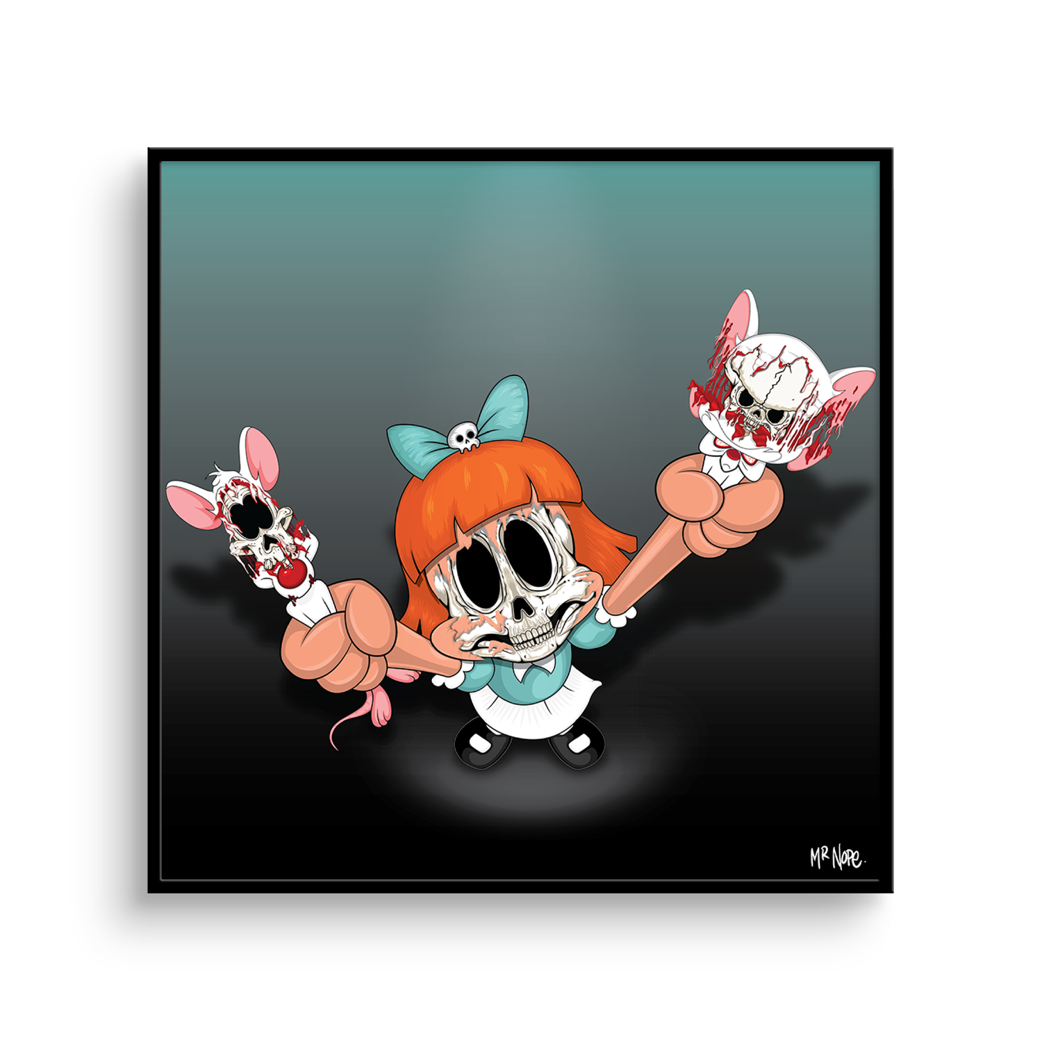Elmyra Duff Featuring Pinky The Brain NopeShop by Nope Design No Ordinary People Exist Design Studio Art and Street Inspired Merch